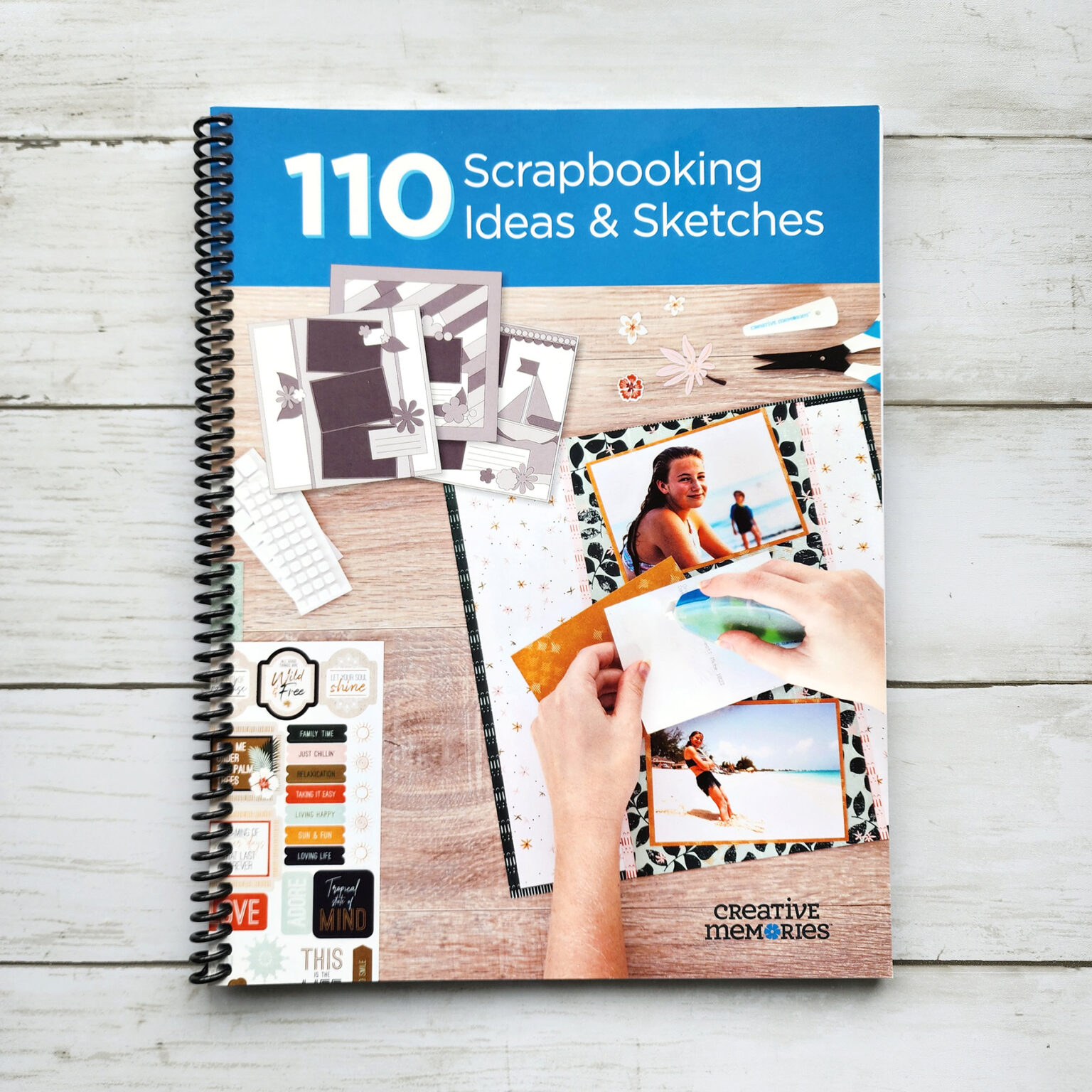 Creative Memories Scrapbook Layout Sketch Book