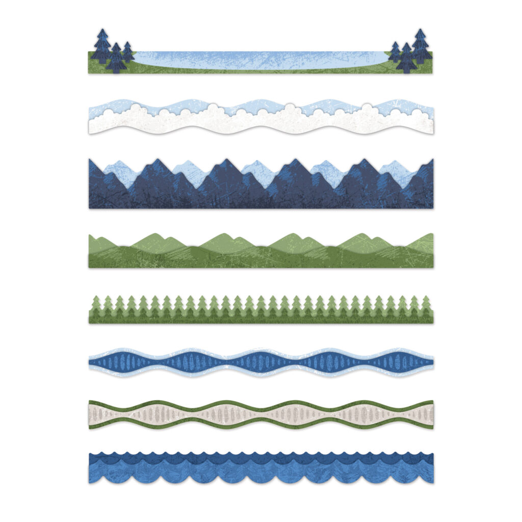 Creative Memories Mountain Views Layered Borders