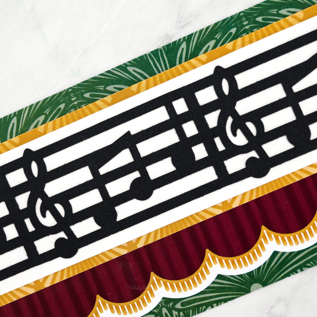 Creative Memories Music Staff & Notes Border Punch