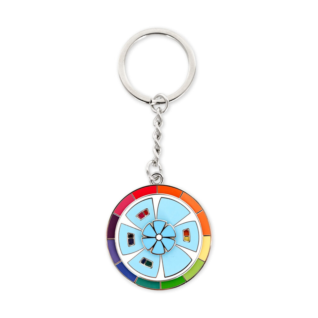 Creative Memories 2023 Sketchbook and Color Wheel Keychain