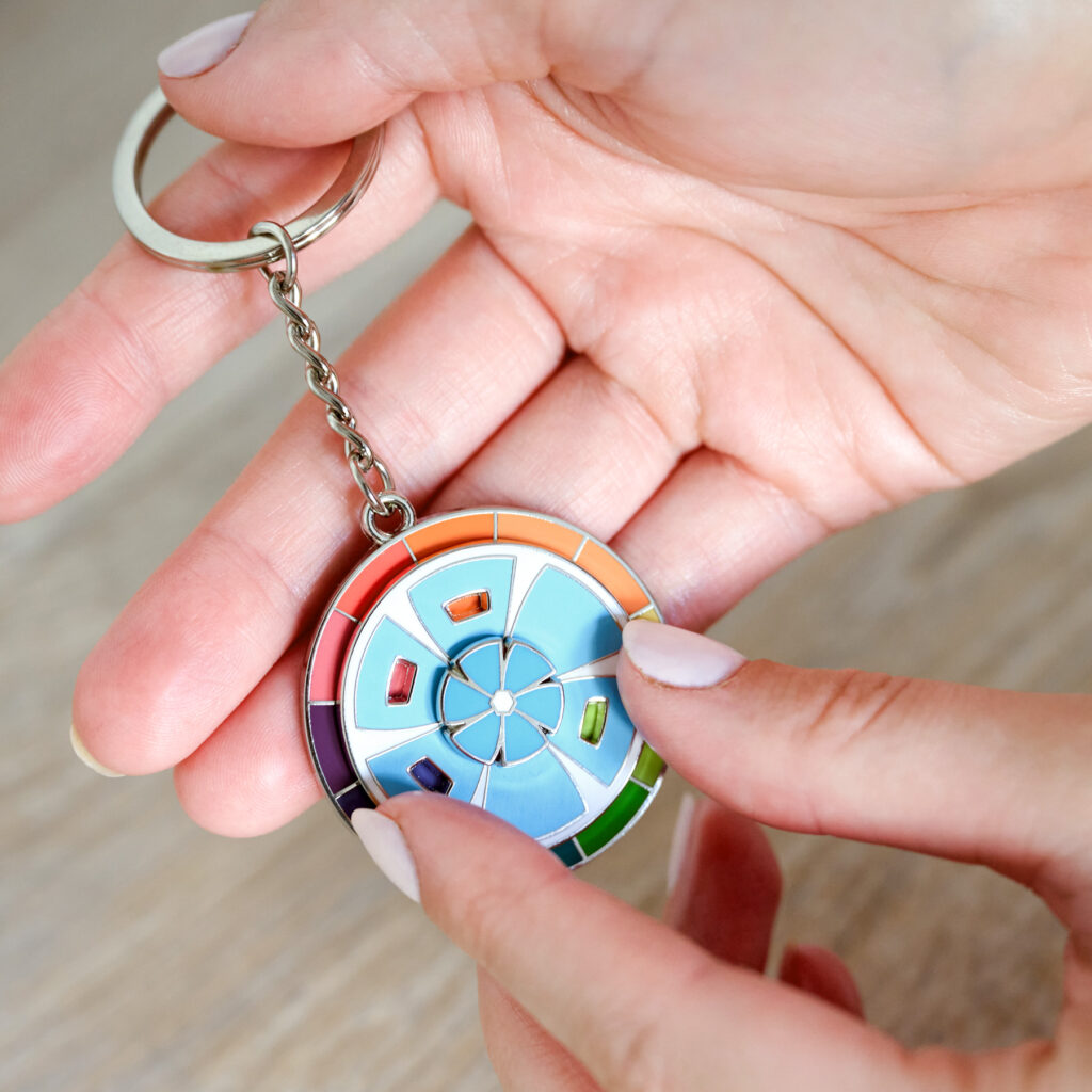 Creative Memories 2023 Sketchbook and Color Wheel Keychain