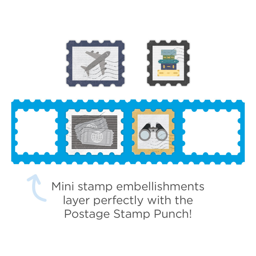 Creative Memories Postage Stamp Border Punch
