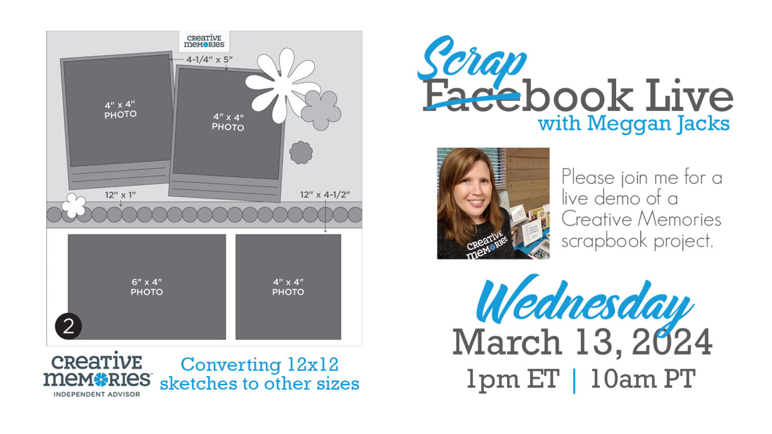 Scrapbook Live – Resizing Layout Sketches