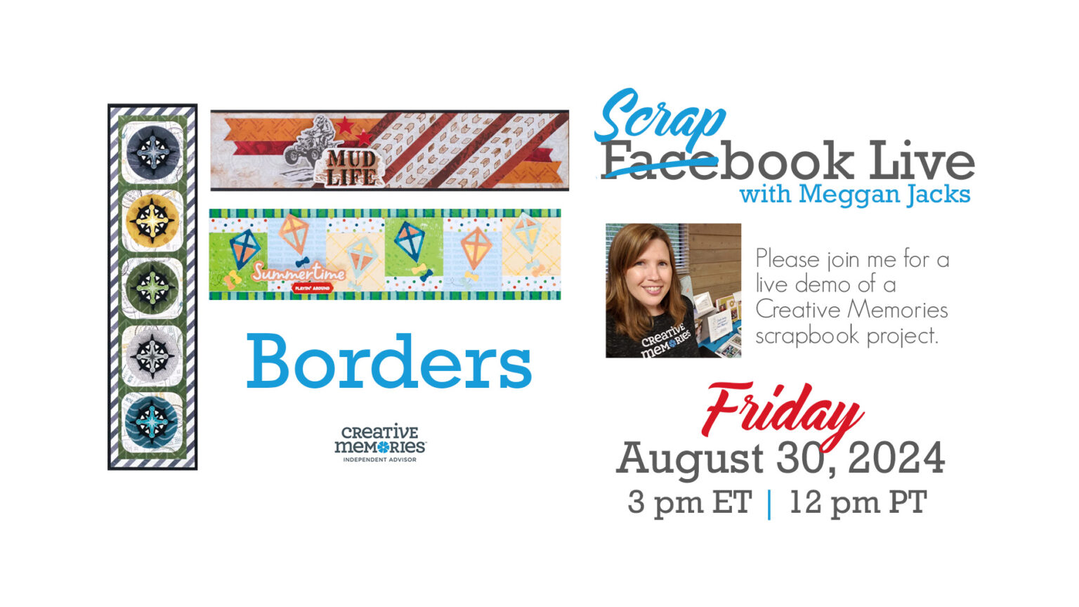 Scrapbook Live with Meggan August 28, 2024