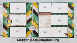 Scrapbook Live with Meggan – Woven Borders Layout