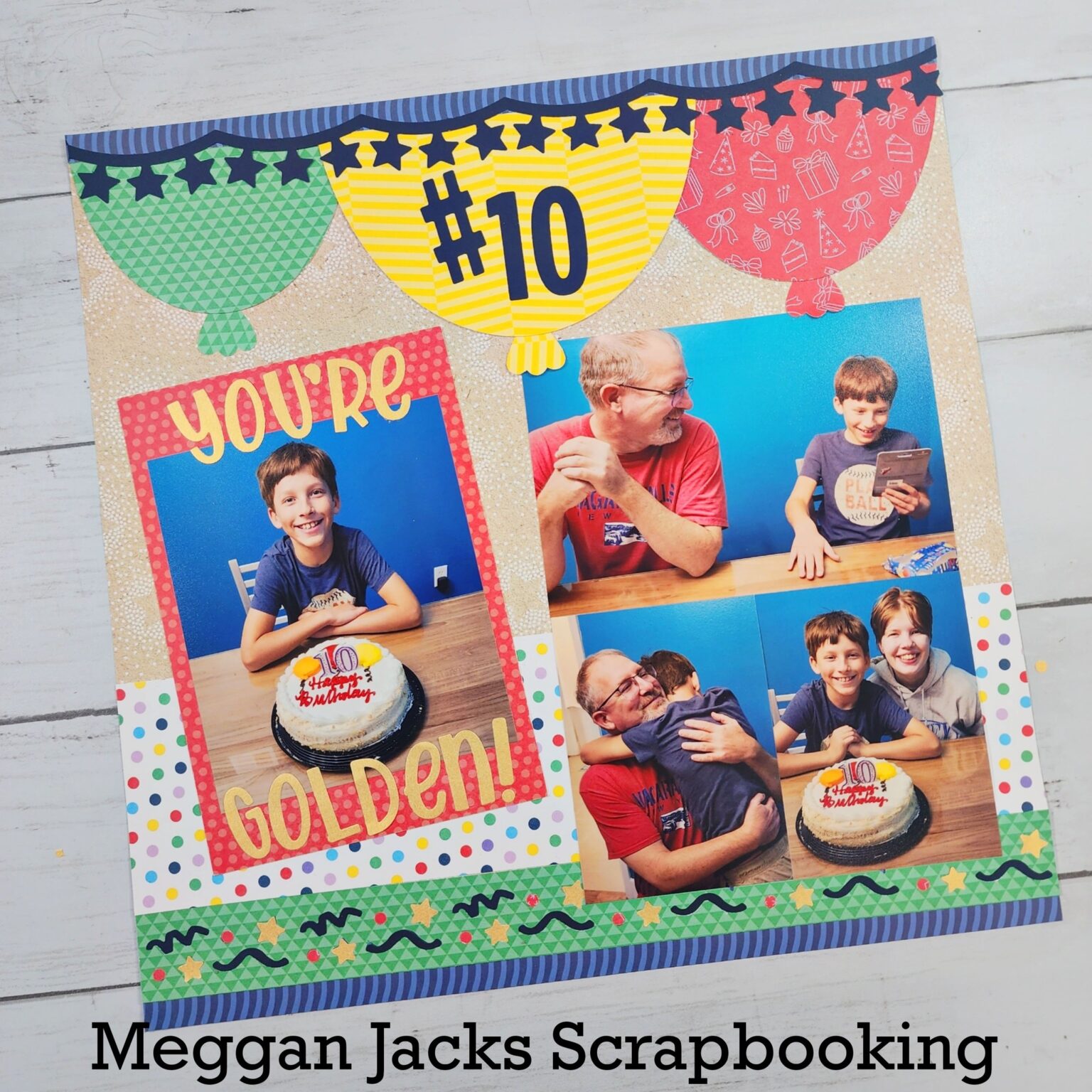 Scrapbook Live – Balloon Top Layout