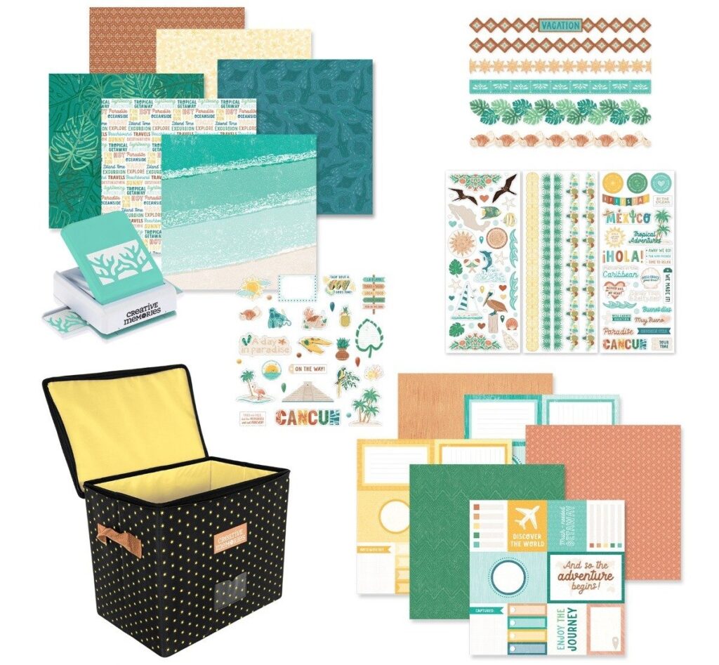 Scrapbook Live – Split Border Banner Layout