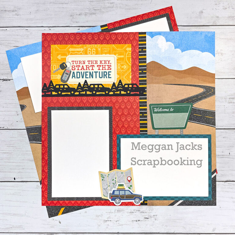 Creative Memories Hit the Road Layout Guide