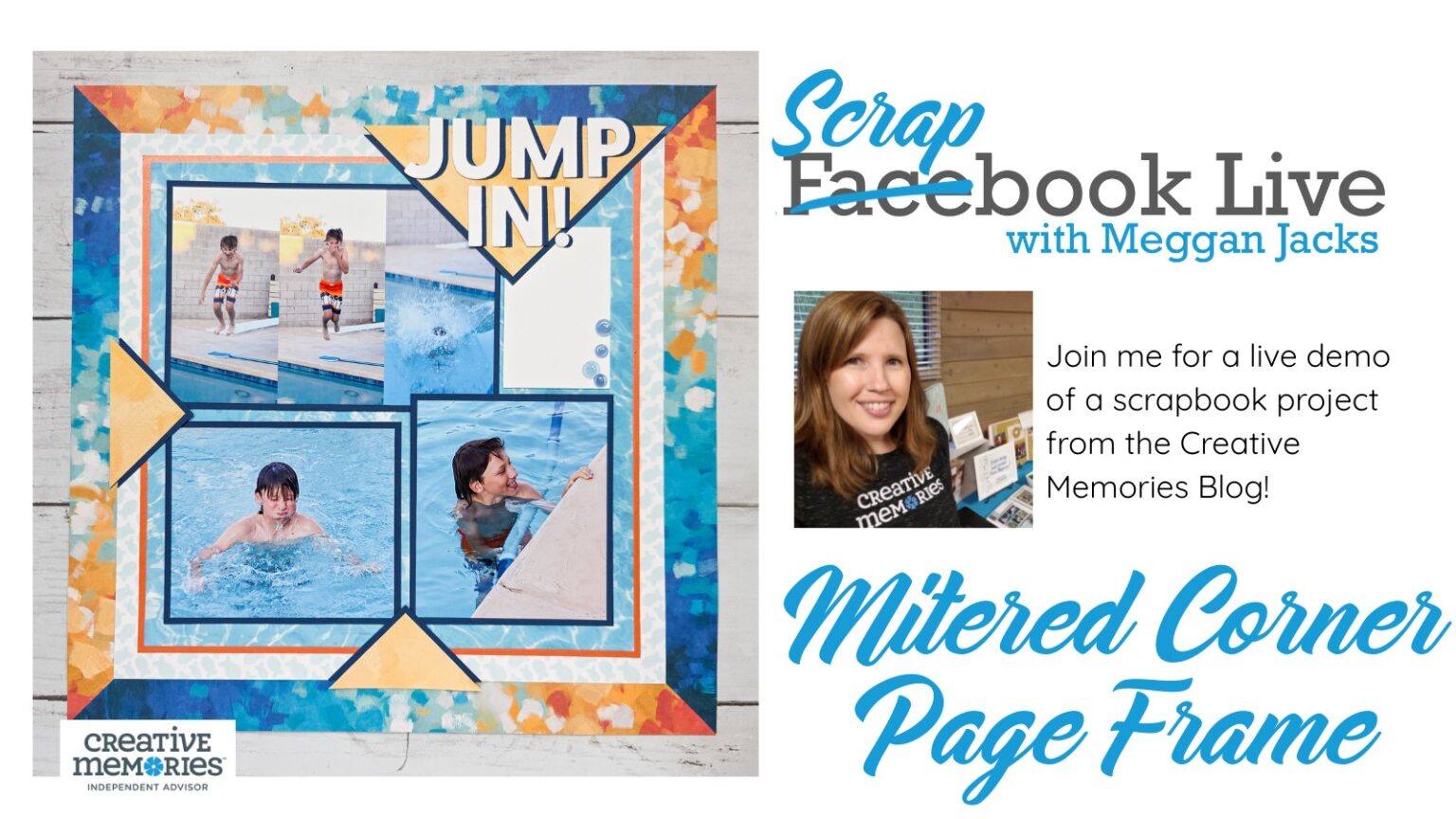 Scrapbook Live – Mitered Corners Page Frame Layout