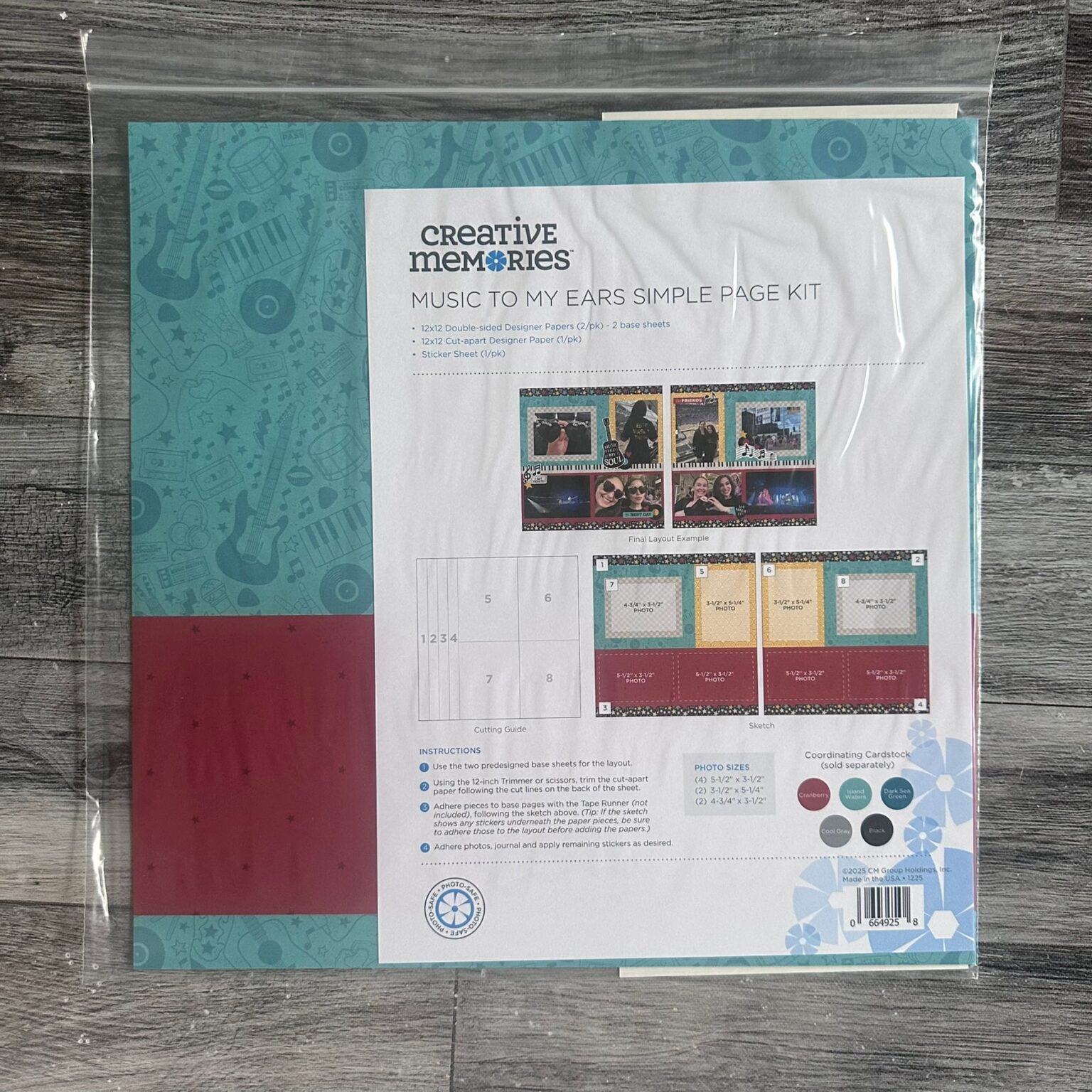 Creative Memories 2025 Secret Box #5 - Meggan Jacks Scrapbooking