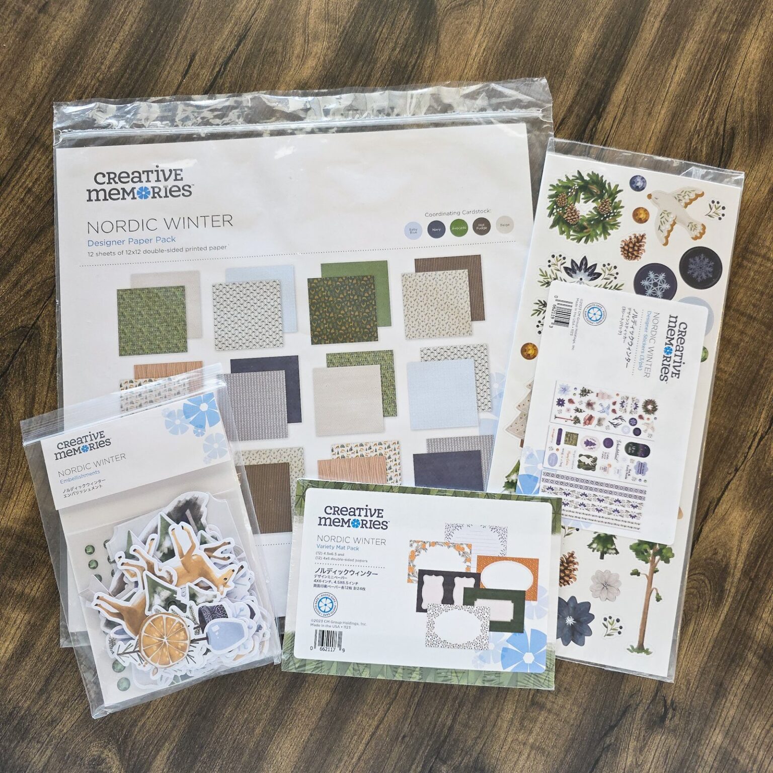 Creative Memories Nordic Winter Decorative Bundle