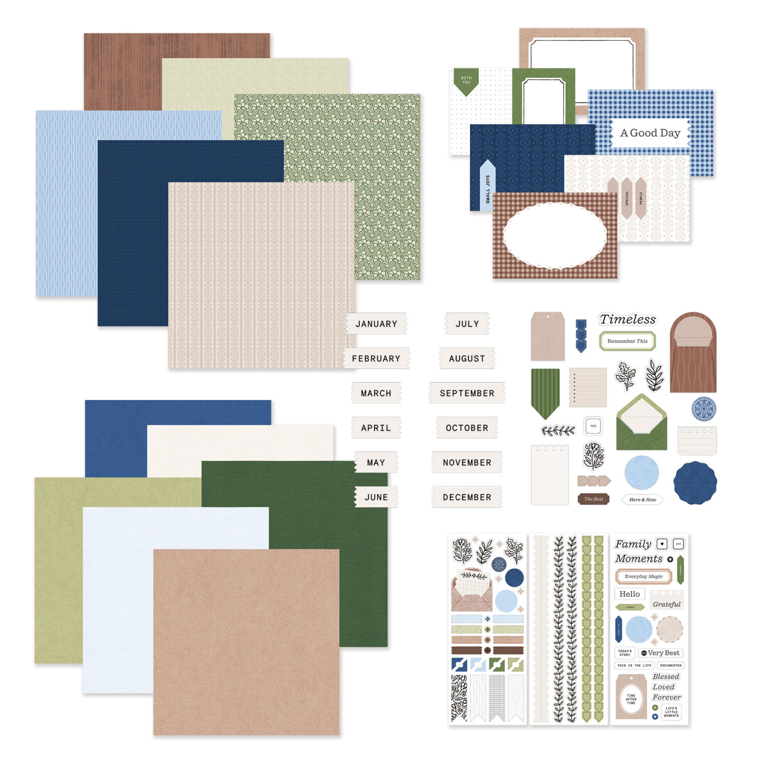 Creative Memories Natural Beginnings Decorative Bundle