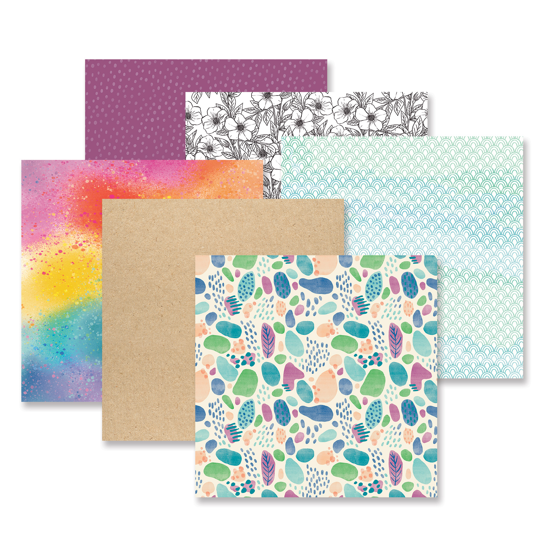 Creative Memories On the Bright Side Designer Paper Pack (12/pk)