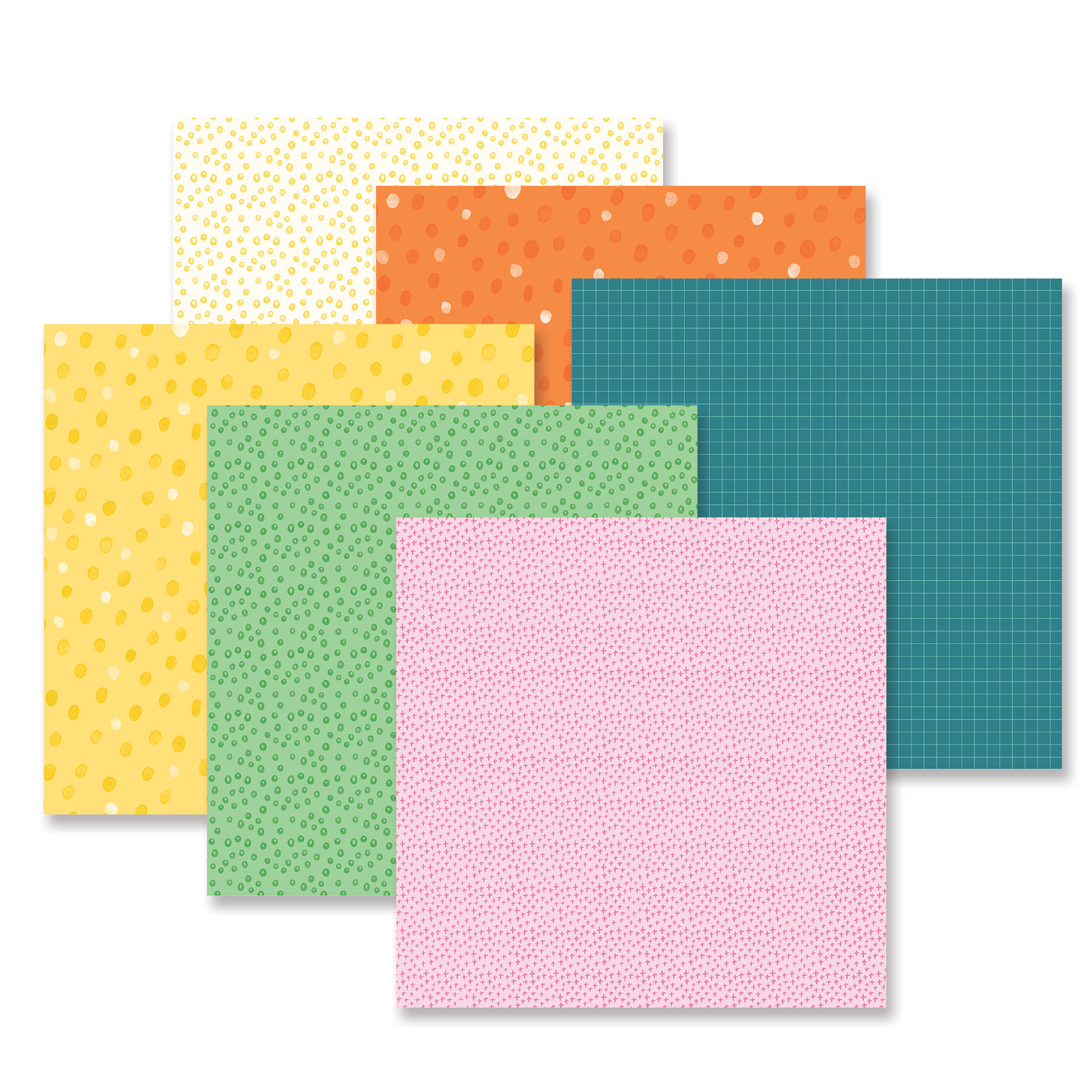 Creative Memories On the Bright Side Tone-on-Tone Paper Pack (12/pk)
