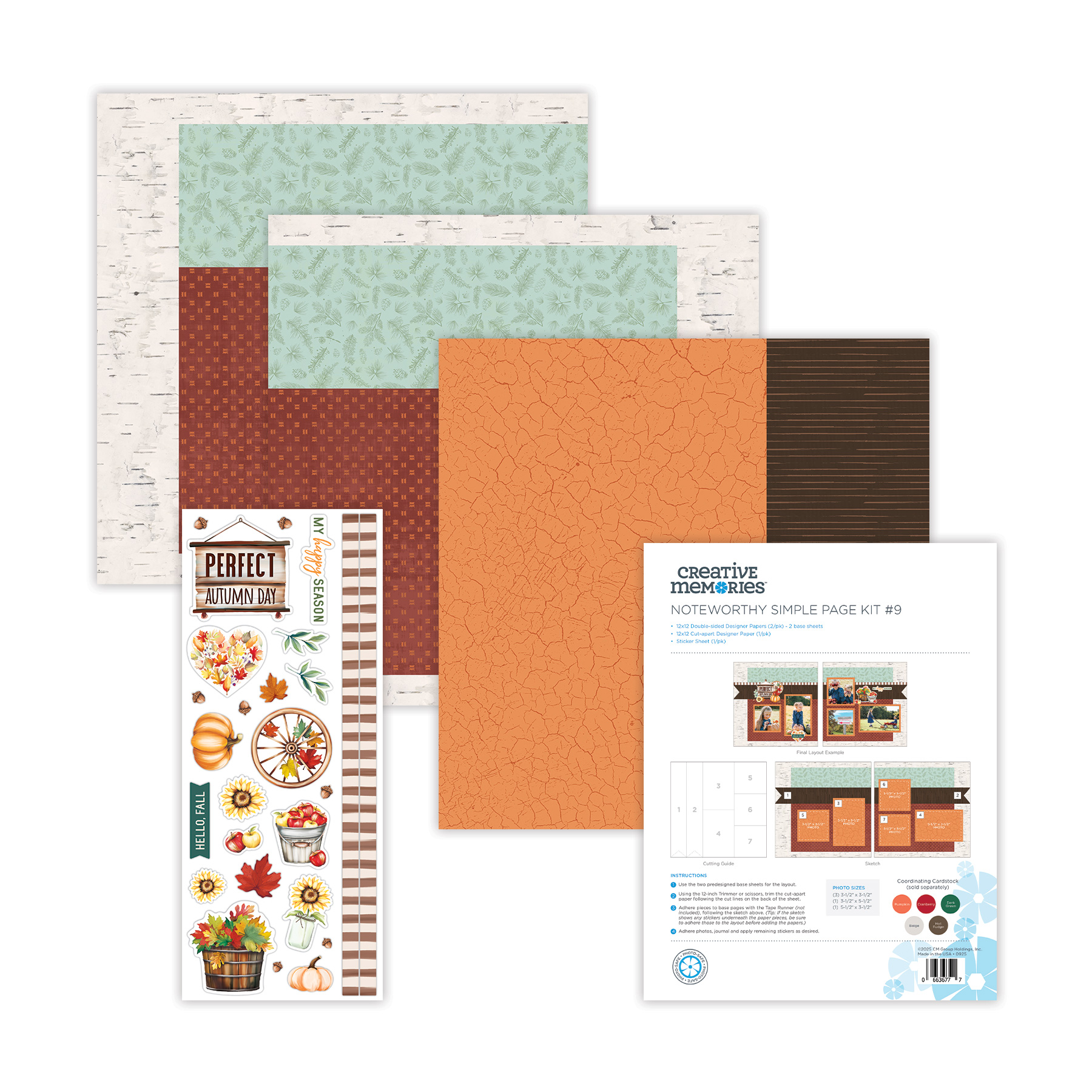 Creative Memories Noteworthy Simple Page Kit #9