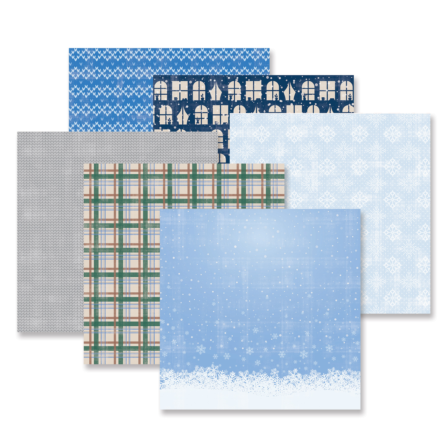 Creative Memories Winter Bliss Designer Paper Pack (12/pk)