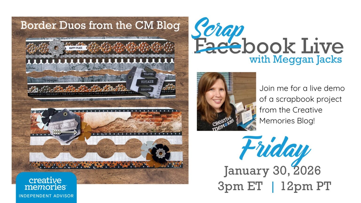 Scrapbook Live: Border Duos – Refreshed!