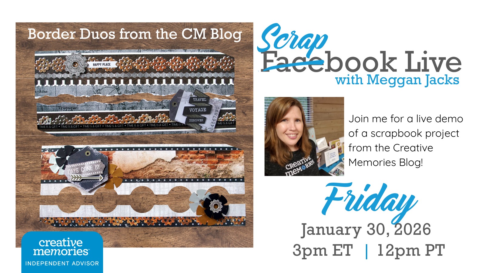 Scrapbook Live: Border Duos – Refreshed!