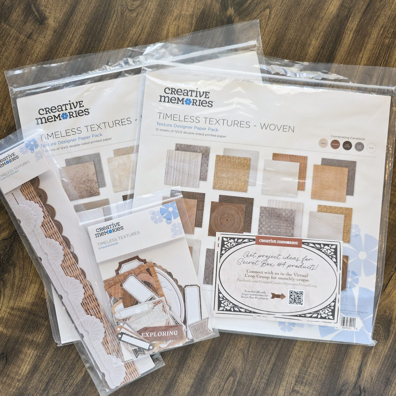 Creative Memories Timeless Textures Decorative Bundle