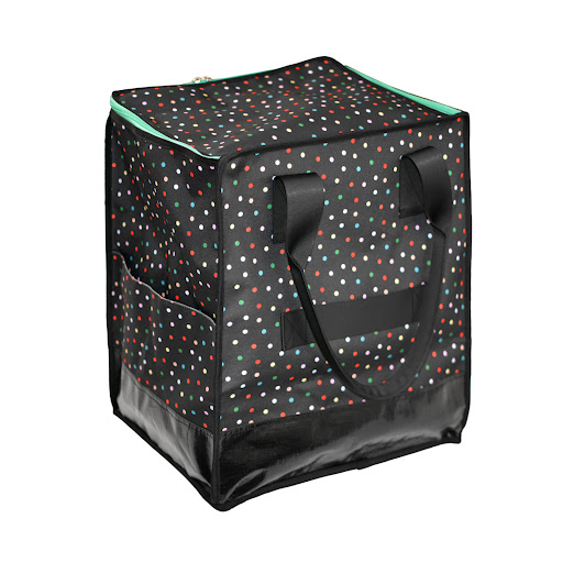 Creative Memories Rolling Utility Bag – Rainbow Dots