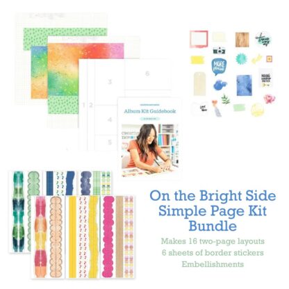 Creative Memories On the Bright Side Simple Page Kit Bundle