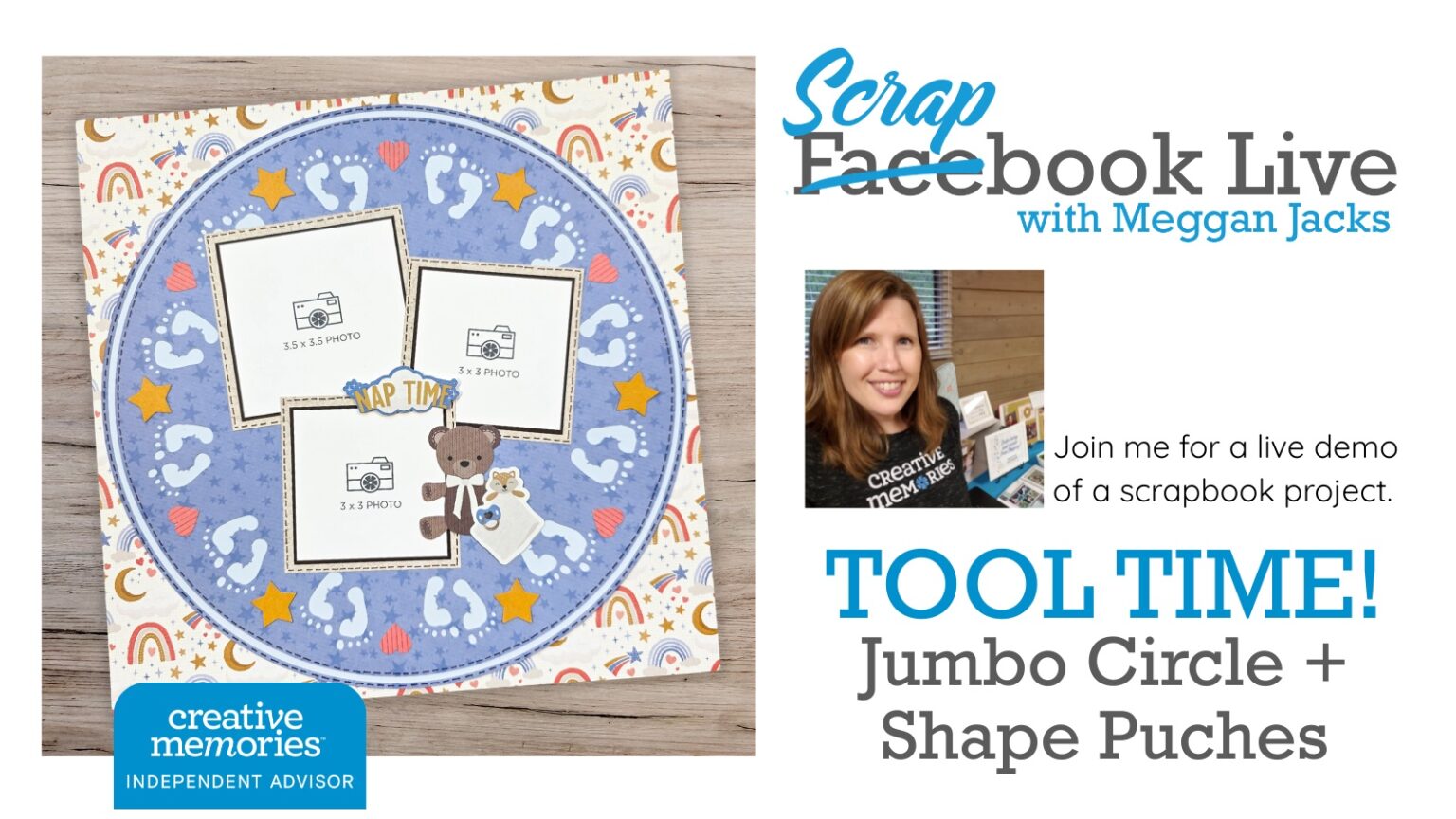 Scrapbook Live: Punch in the Round with Your CCS Jumbo Circle and Shape ...