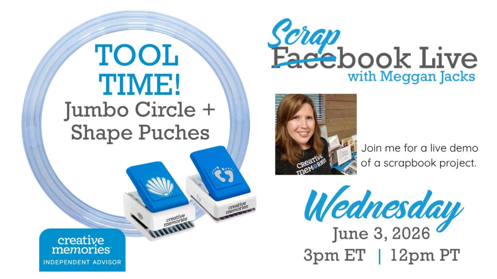 Scrapbook Live: Punch in the Round with Your CCS Jumbo Circle and Shape ...